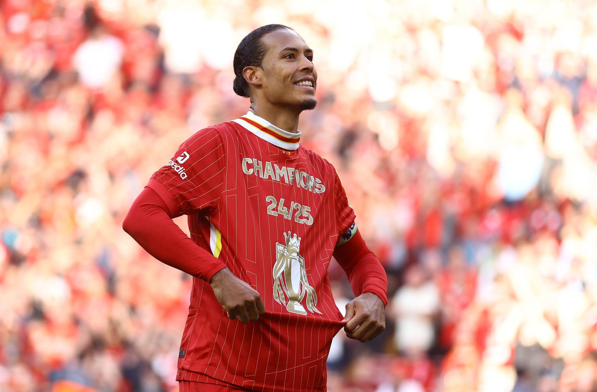 New Virgil Van Dijk Mural Revealed Ahead of Liverpool's Premier League ...