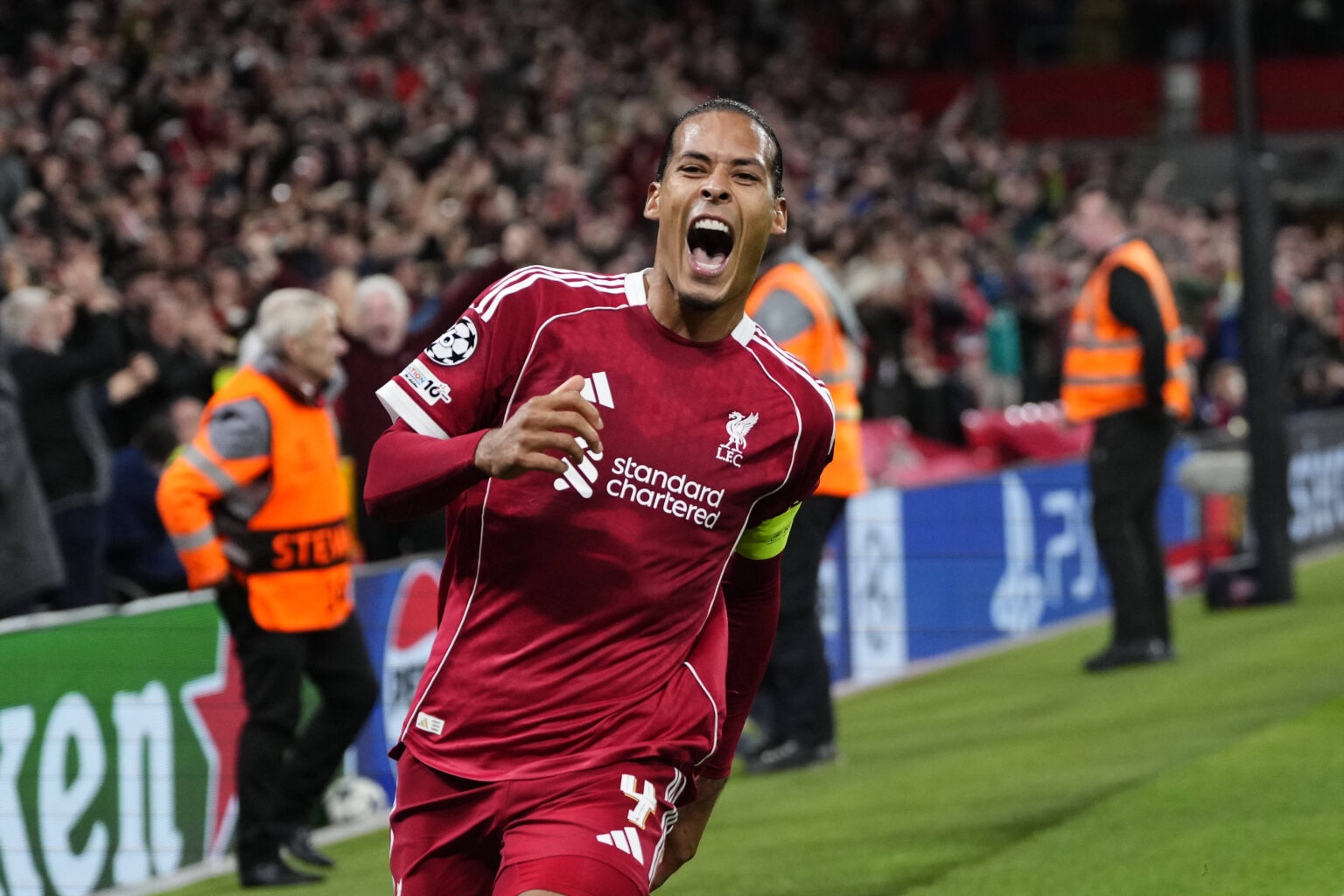 Virgil van Dijk broke insane Champions League record in Liverpool's win ...