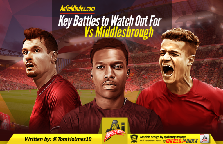 Liverpool vs Middlesbrough Preview - Key Battles